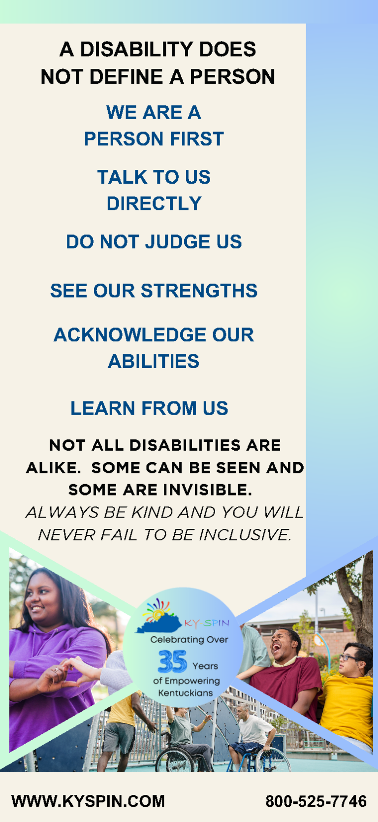 Disability Awareness - KY-SPIN