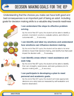 Transition IEP Goals - KY-SPIN